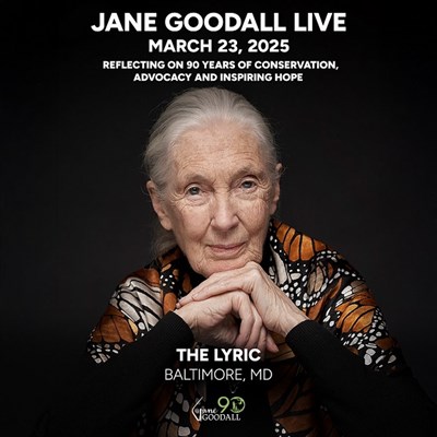 An Afternoon with Jane Goodall (2025-03-23) | VisitMaryland.org