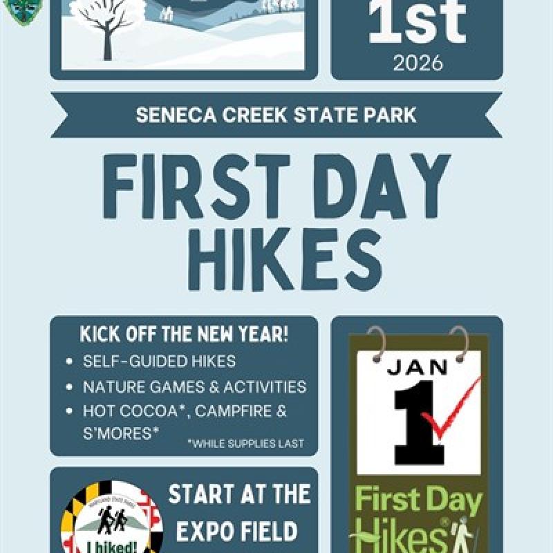 First Day Hikes 2026 at Seneca Creek State Park (2026-01-01 ...